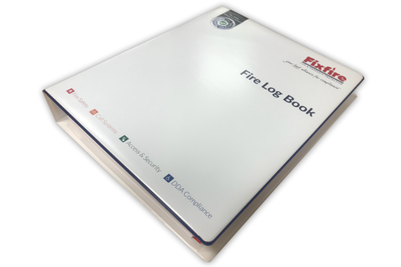 New Product. Fixfire® Fire Log Book.