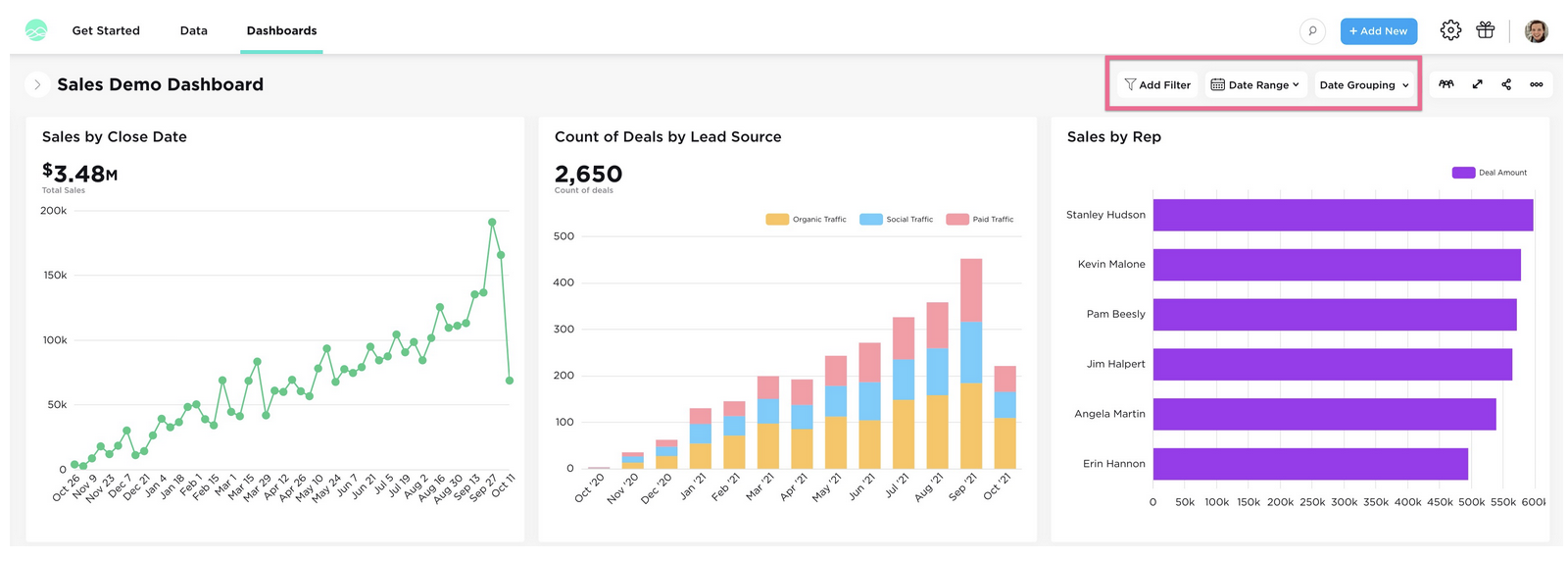 Optimizing Data Exploration with Dynamic Data Filters | Grow.com