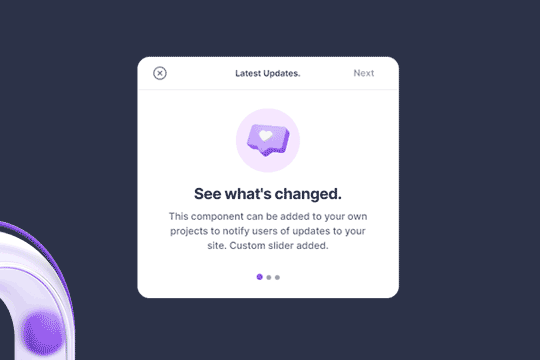 Product Update Modal by Flowbase | Flowbase