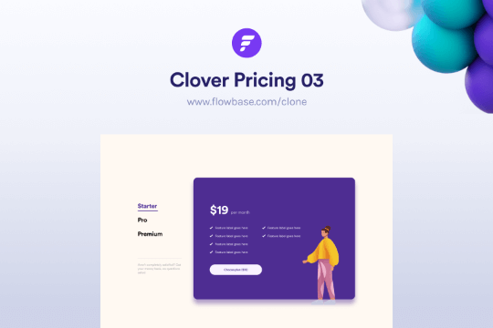 Webflow Free Cloneables | Flowbase