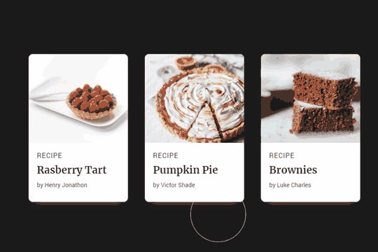 Recipe Card Animation by WebDevForYou | Flowbase