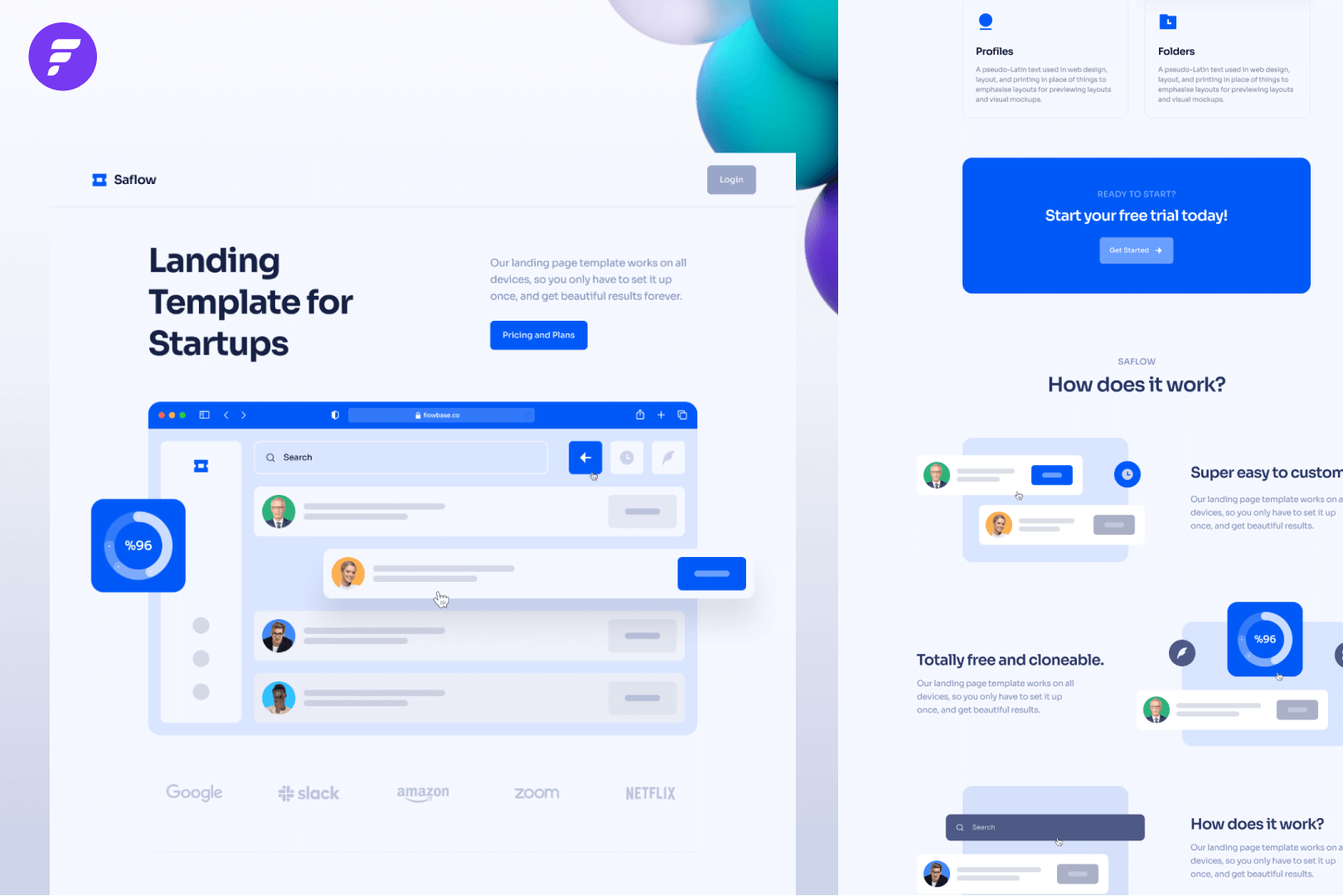 Webflow Free Cloneables | Flowbase