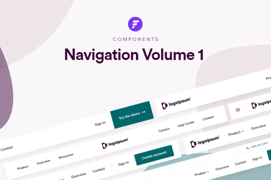 Navigation Collection (Volume 1) by Flowbase | Flowbase