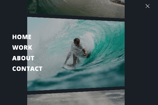 Immersive Webflow Menu by CJHersh | Flowbase