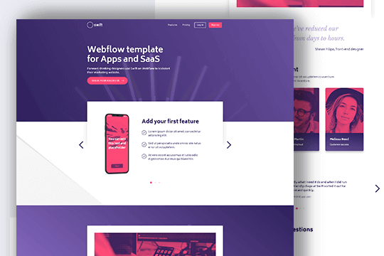 Start Up Template by Jinglebell | Flowbase
