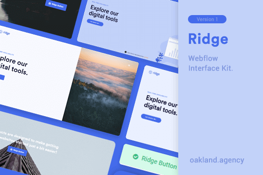 Ridge Interface Kit by Flowbase | Flowbase