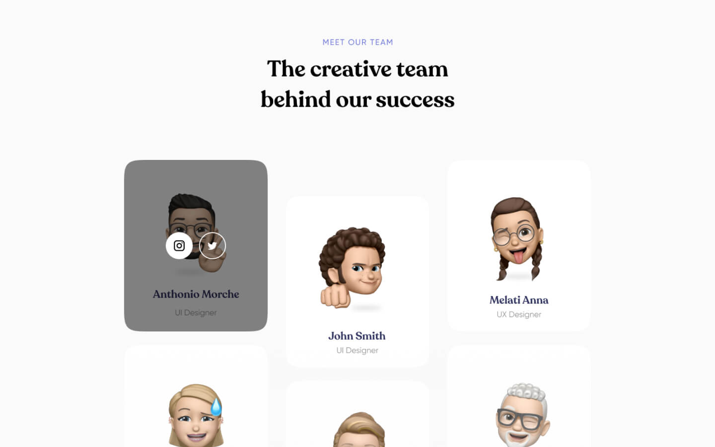 Webflow Team Component | Flowbase