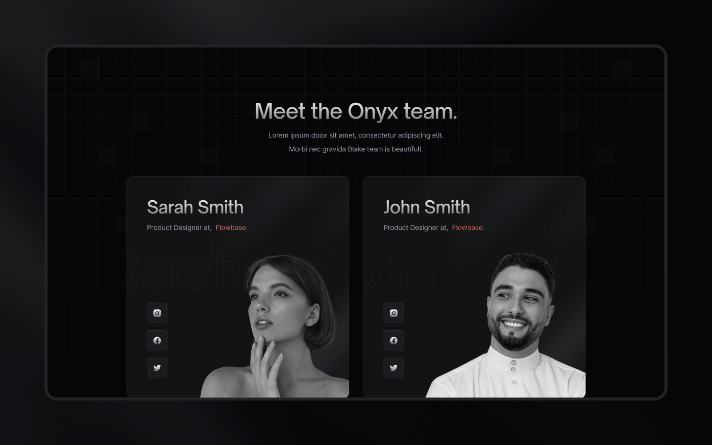 Onyx Dark SaaS Template | Flowbase