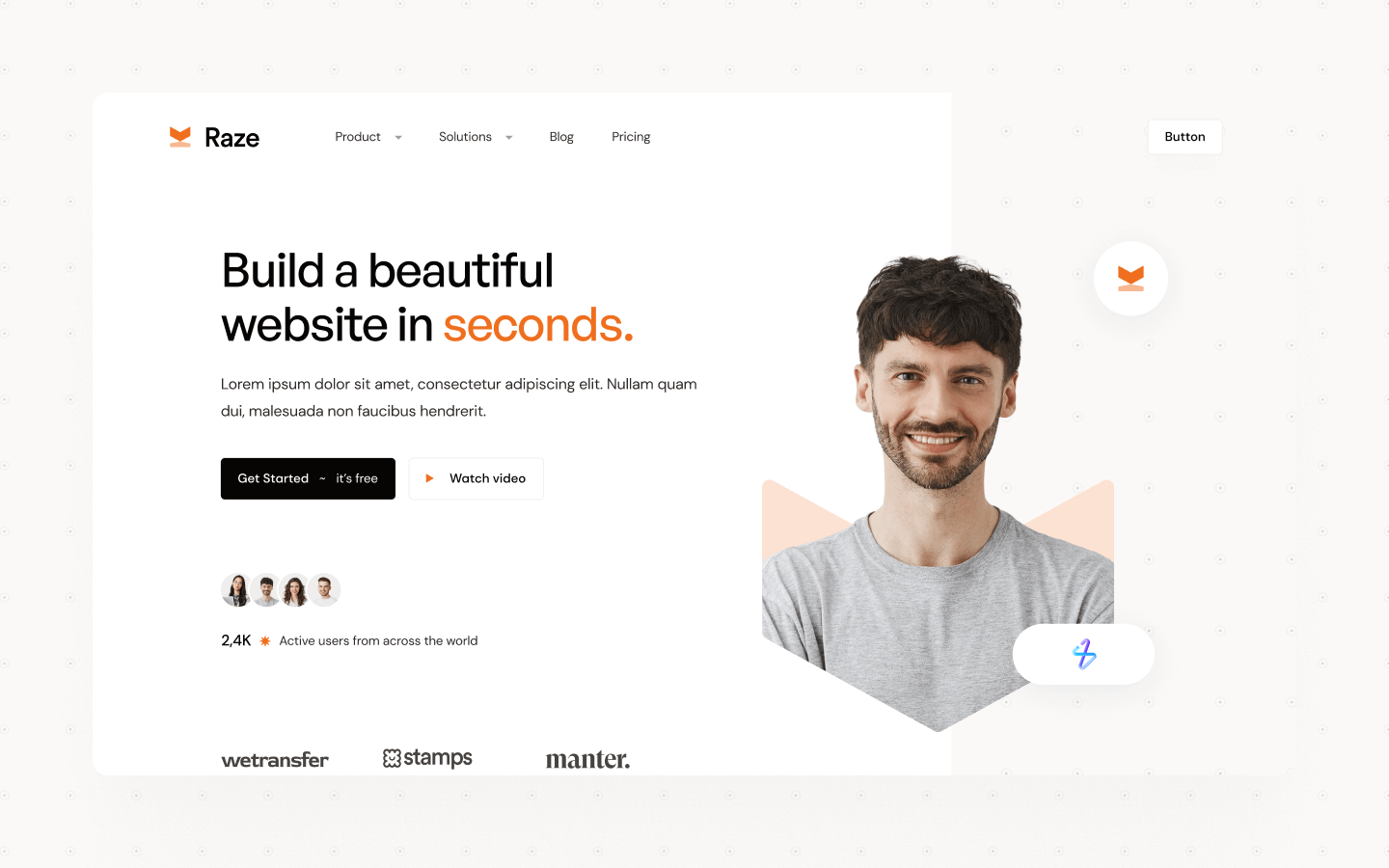 Raze SaaS UI Kit Template | Flowbase