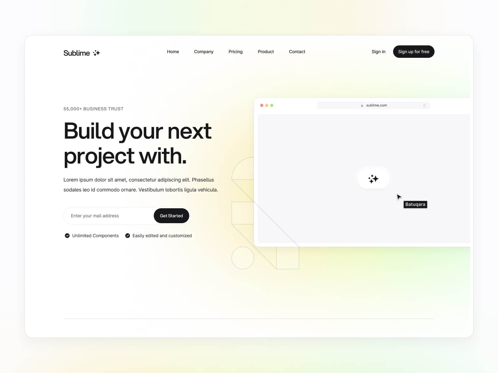 Sublime SaaS Template Template | Flowbase