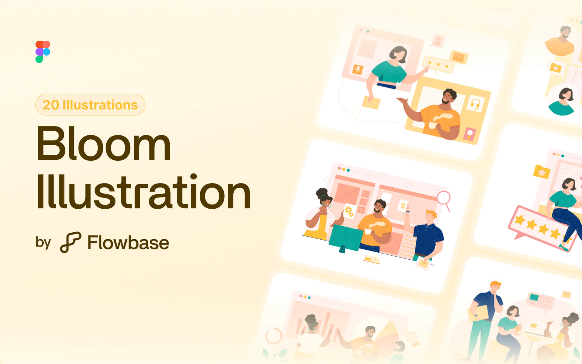 Bloom Illustrations Asset Download | Flowbase