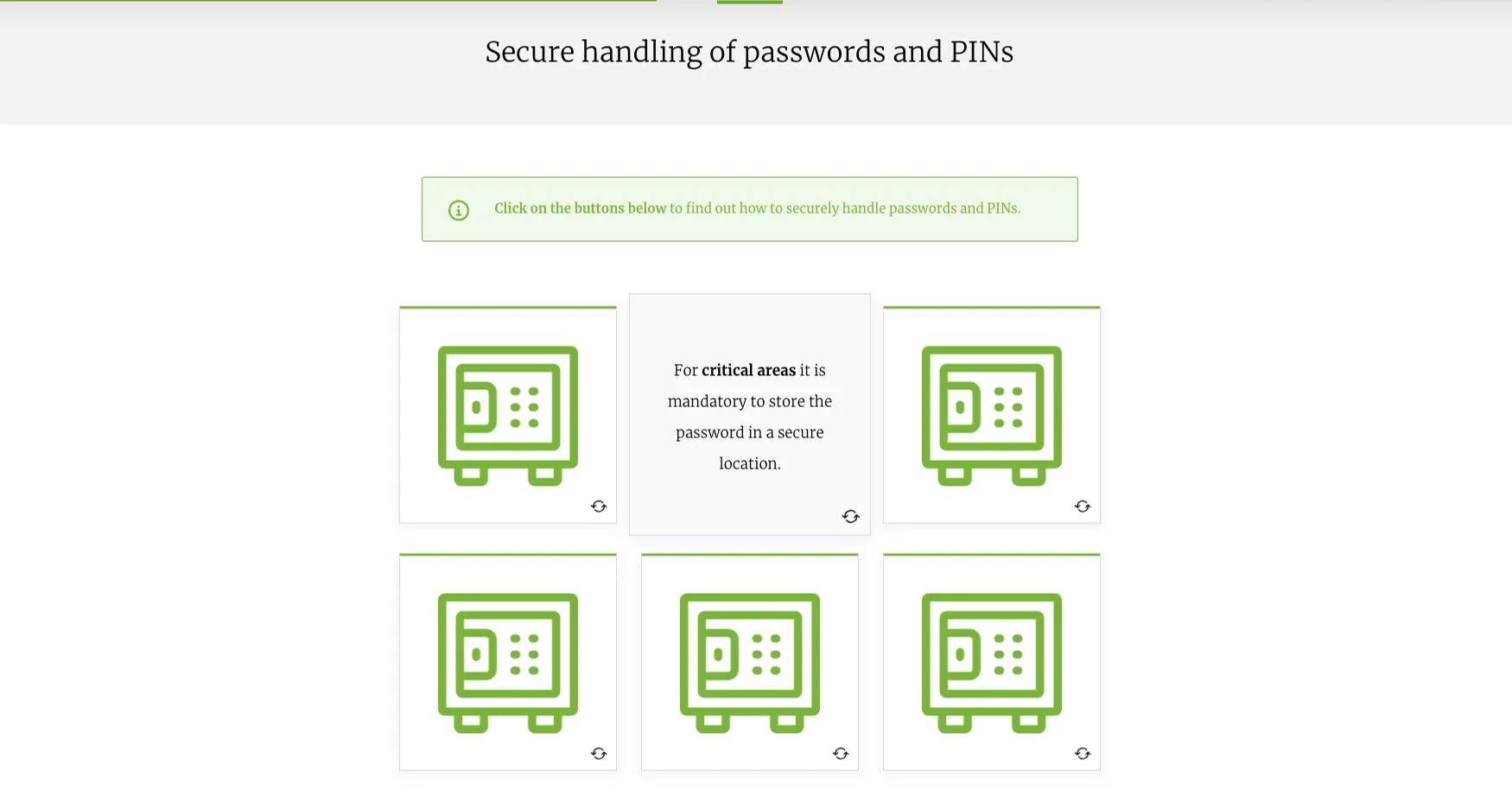 E-Learning on Password Management