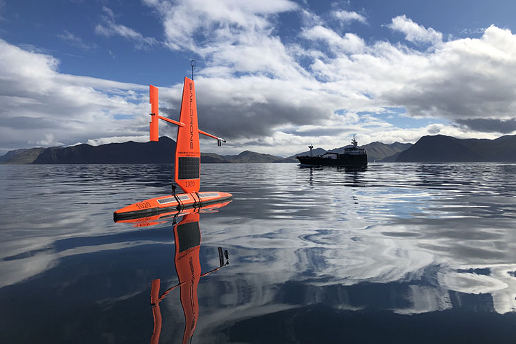 Extending Ship-Based Surveys in Arctic with Ocean Drones – Saildrone