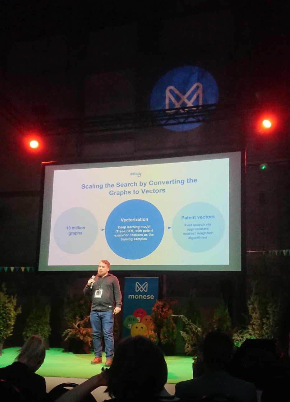 IPRally blog: Tallinn North Star AI conference: IPRally wins the most innovative AI startup award!