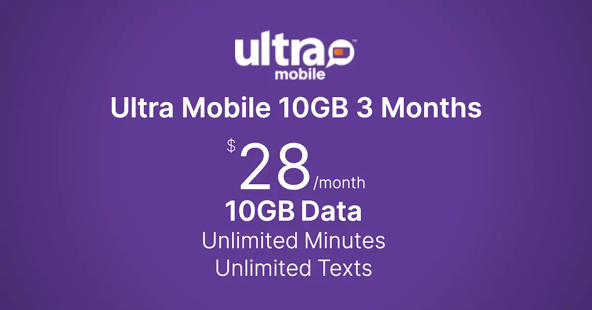 Is Ultra Mobile 10GB 3 Months Worth It for 1 Line?