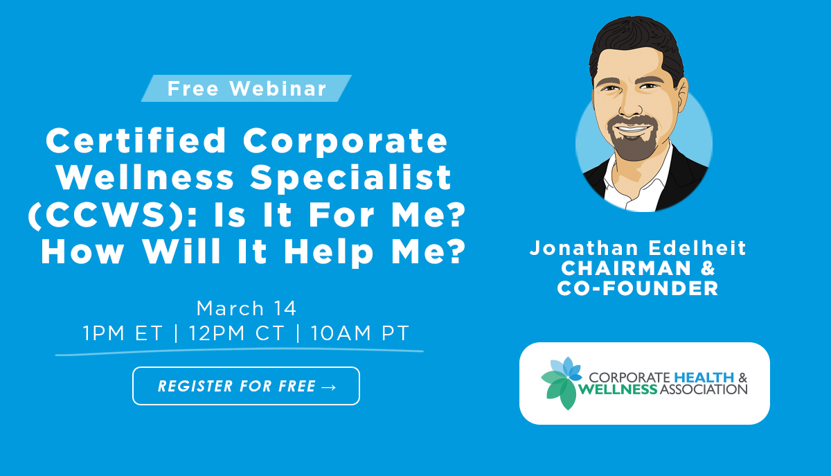 [Free Webinar] Certified Corporate Wellness Specialist(CCWS): Is It For ...