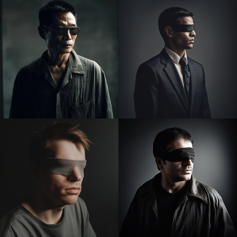 How does AI perceive people that are blind or have low vision?