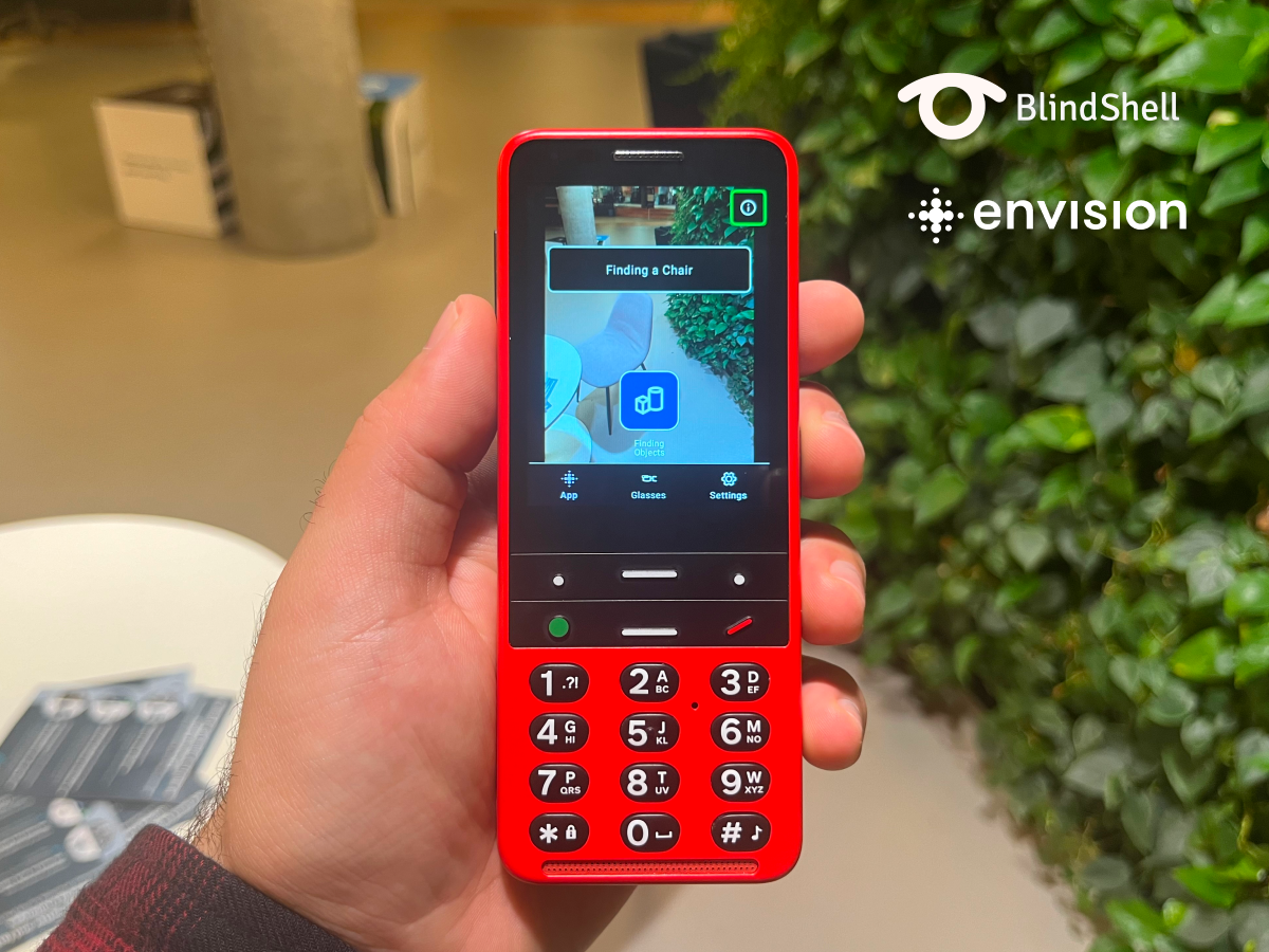 The Free Envision App Launches on Blindshell