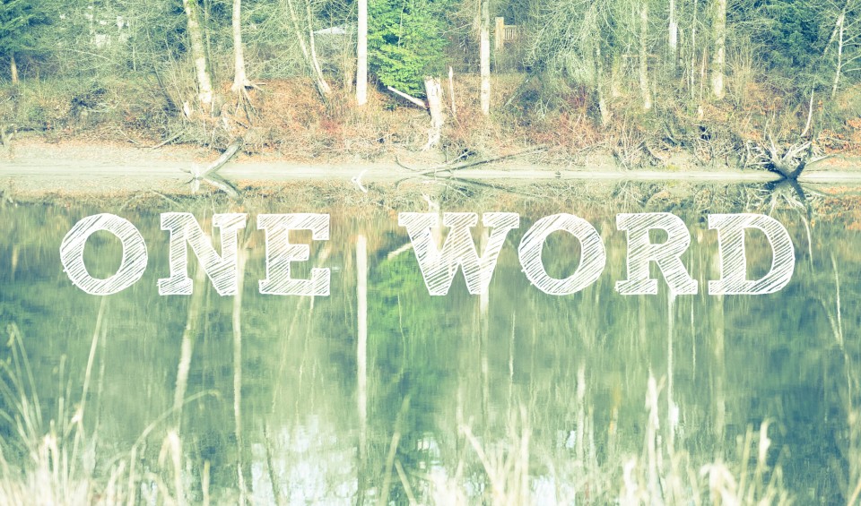 One-Word Resolutions