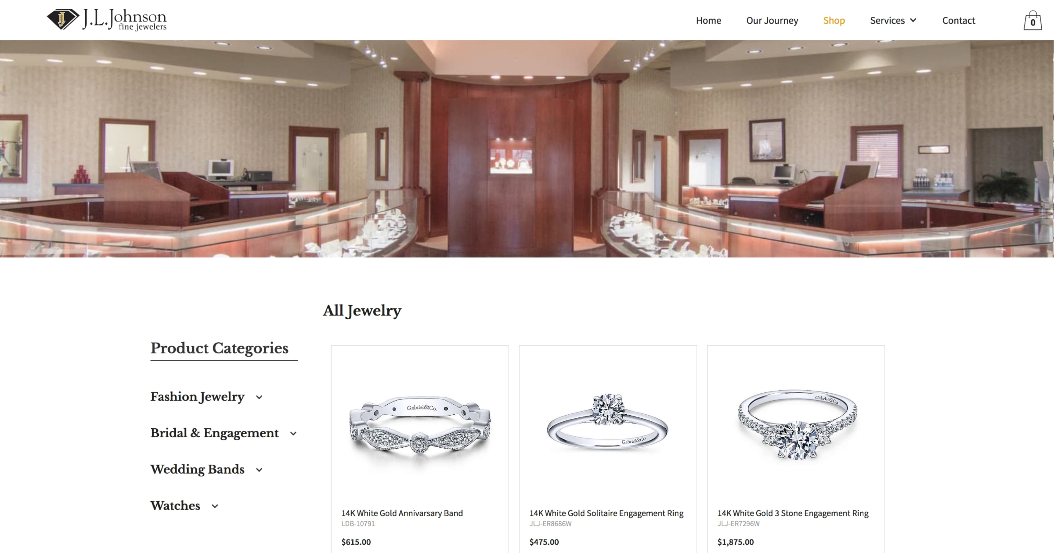 Shop at J.L. Johnson Fine Jewelers