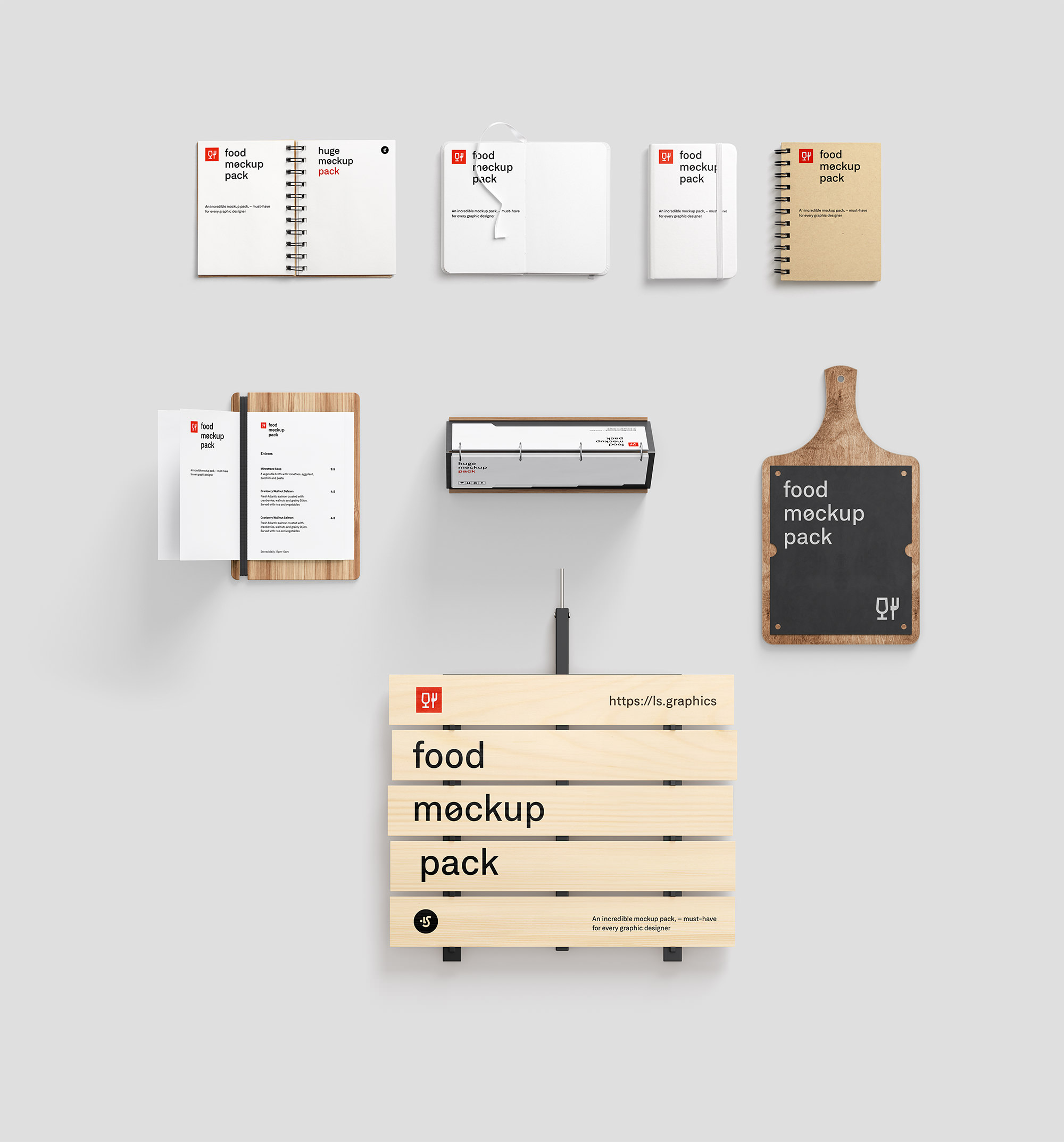 Menu Mockups