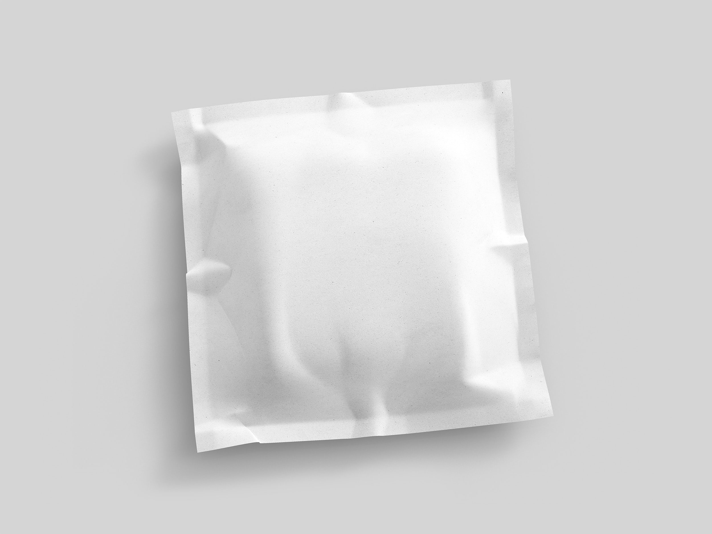 Square Pouch Realistic 3D Mockup | ls.graphics