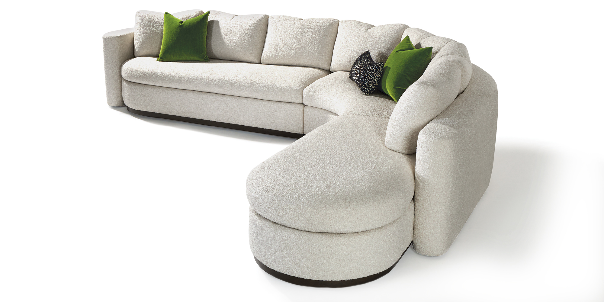 Playing Hooky Curved Sectional