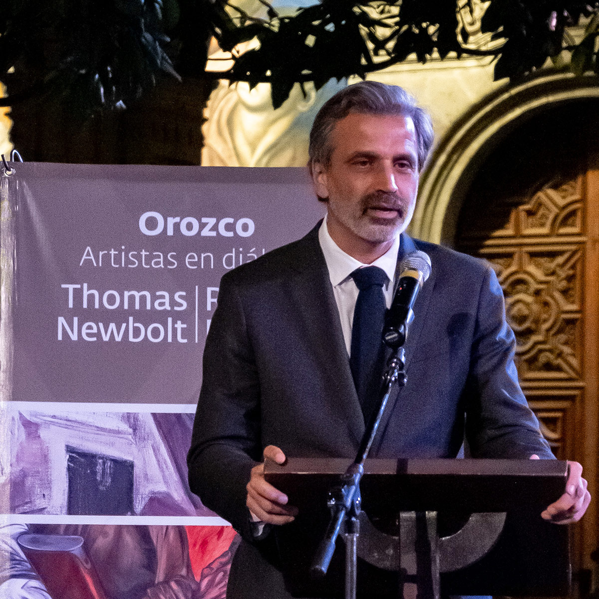 Inauguran la exposición Orozco. Artistas en diálogo: Thomas Newbolt y ...