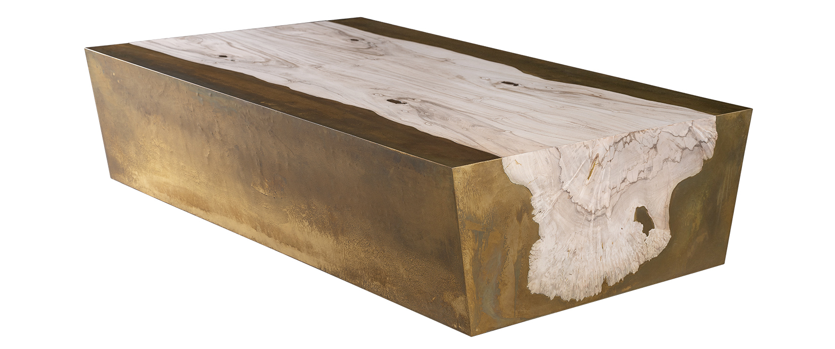Aurum Long Coffee Table | Taracea | Habachy Designs