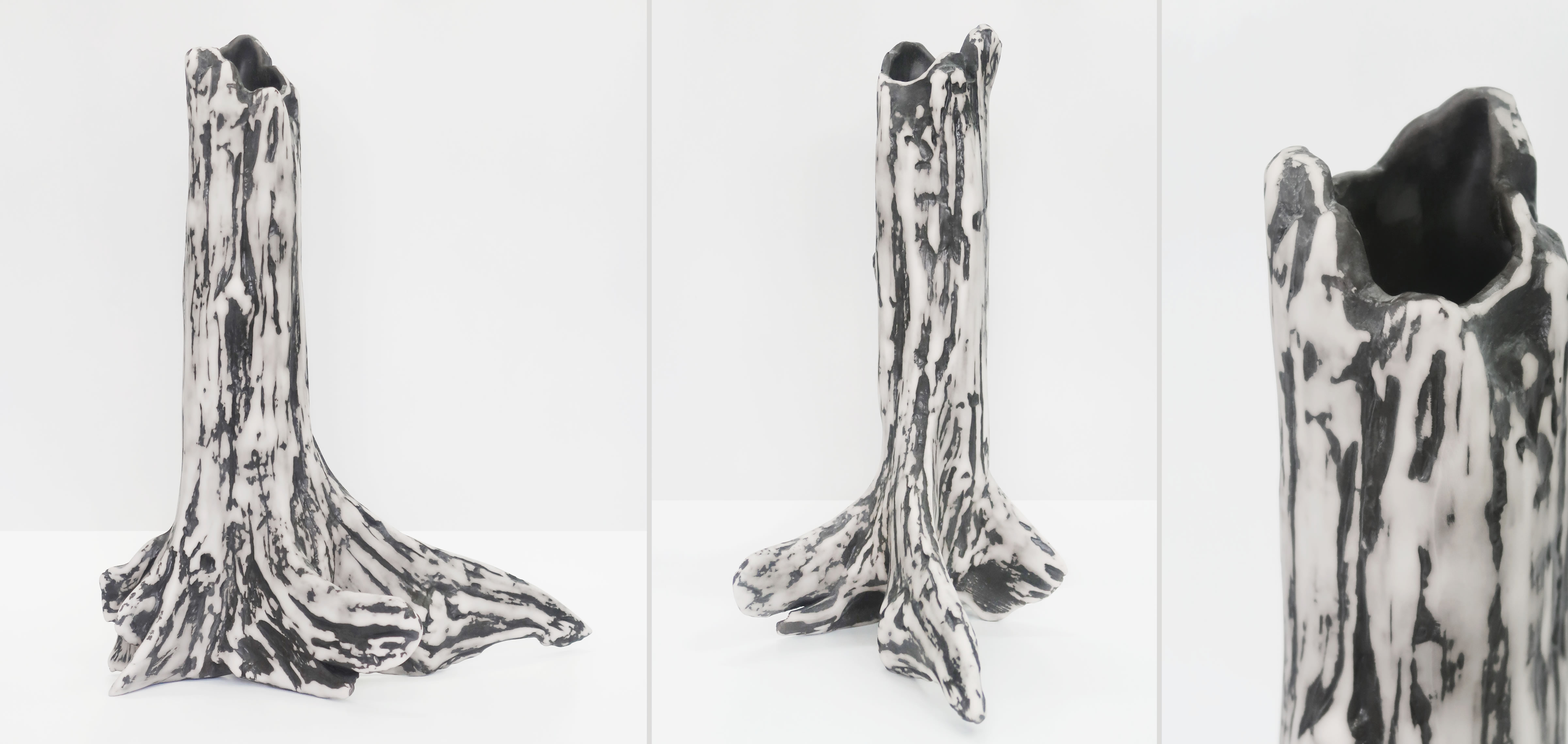 "Root" Hand Carved And Casted Vase | Gilles Caffier | Habachy Designs