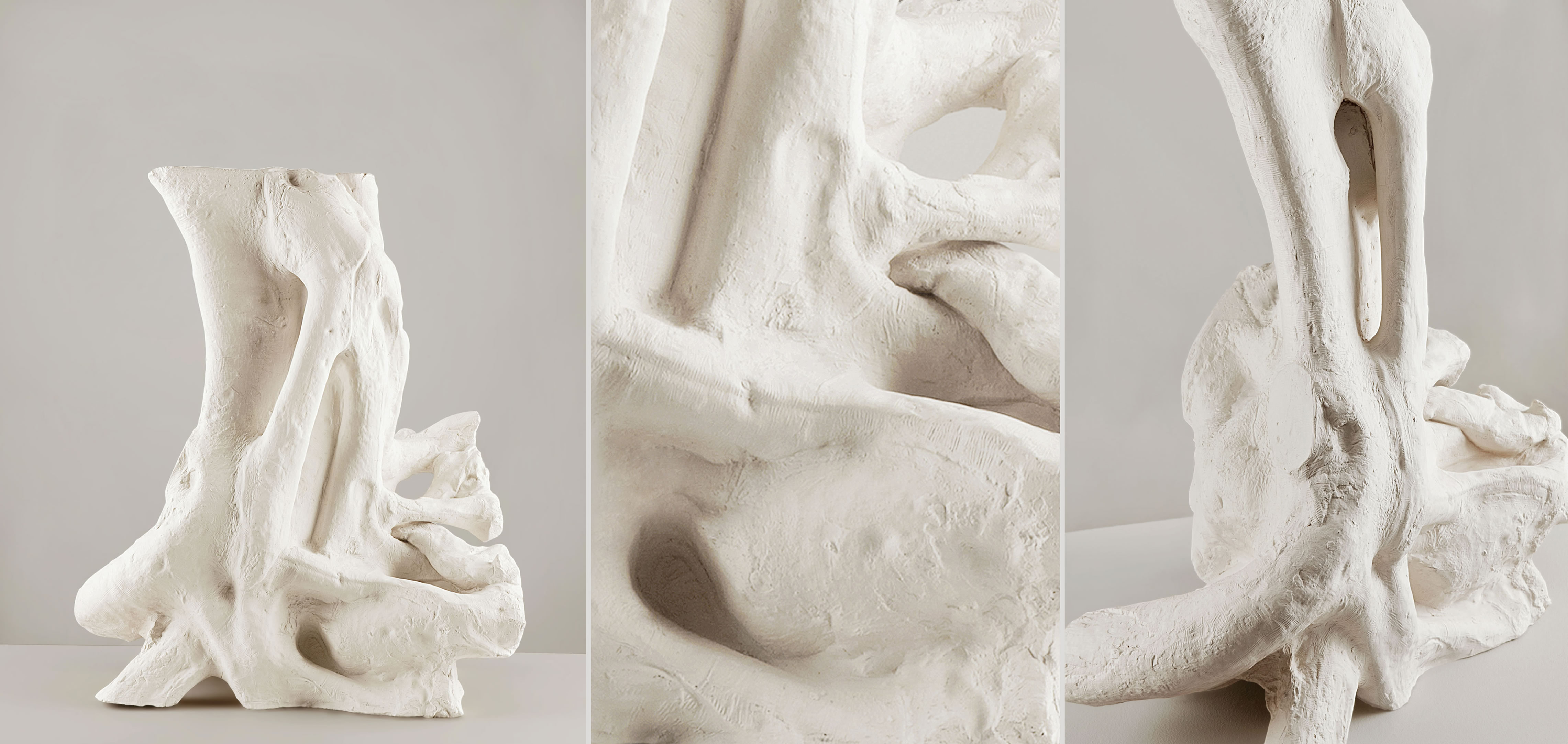 "Banyan" Hand Carved And Casted Object Vase | Gilles Caffier | Habachy ...