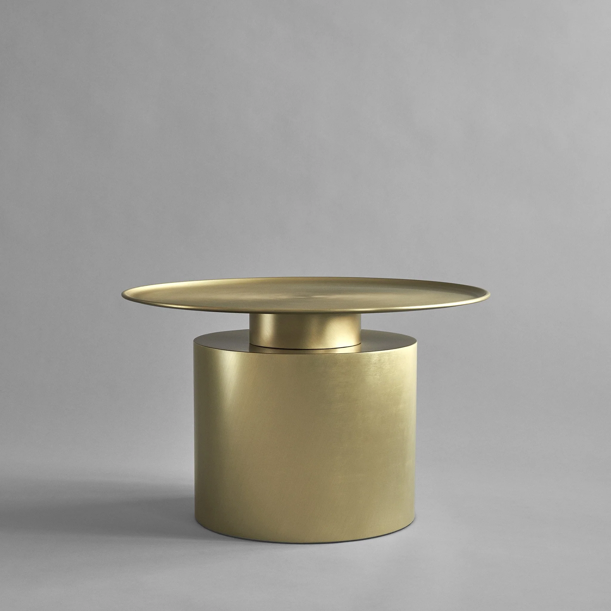 Pillar Table, Low - Brass | 101 Copenhagen | Habachy Designs