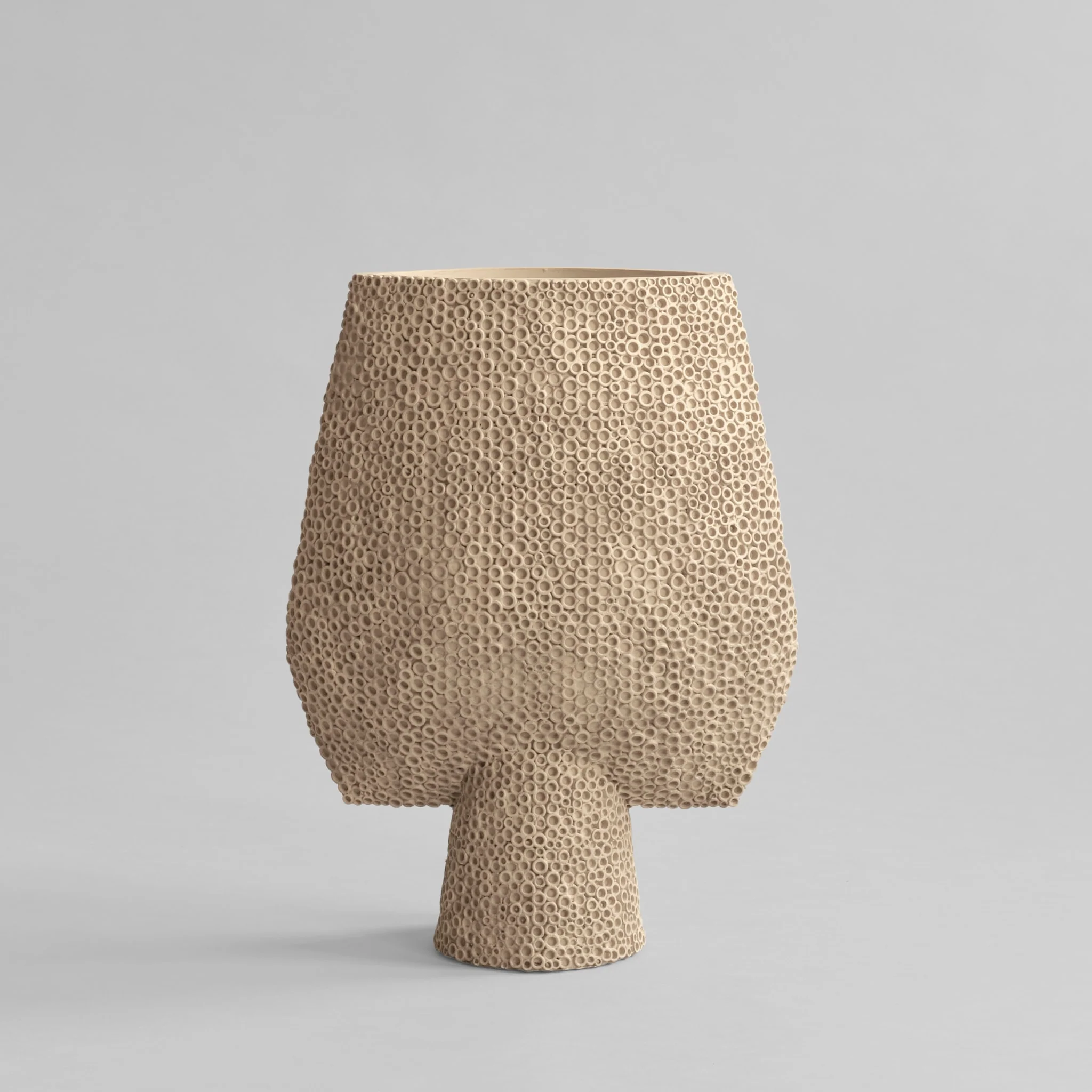 Sphere Vase Square Shisen, Big - Sand | 101 Copenhagen | Habachy Designs