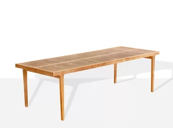 RIB Dining Table - Rectangular 100×250 | Sibast Furniture | Habachy Designs