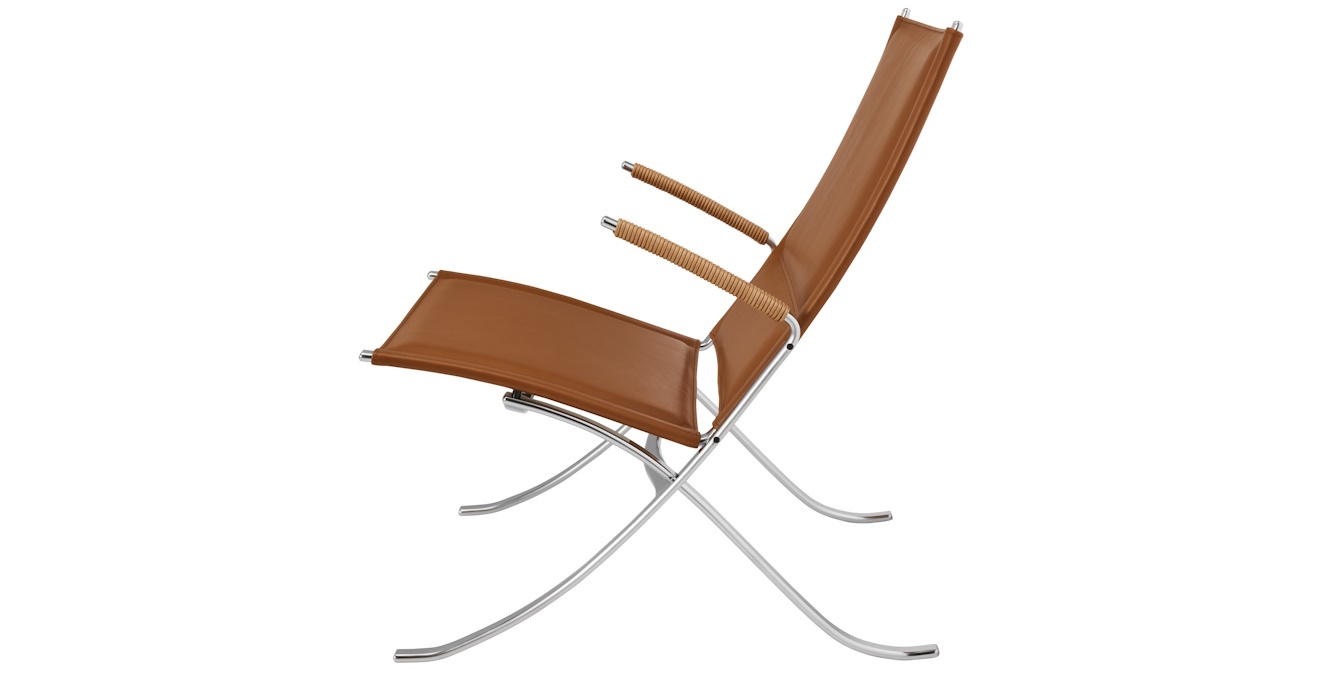FK 82 X-Chair, Cognac | Lange Production | Habachy Designs