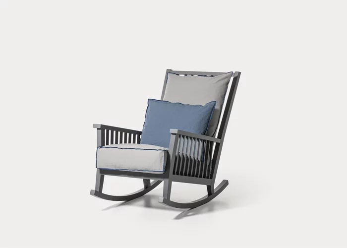 Gray 09 Rocking Chair | Gervasoni | Habachy Designs