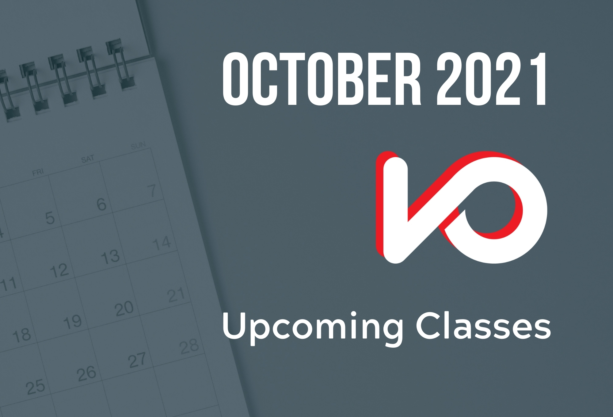 October 2021 Class Calendar