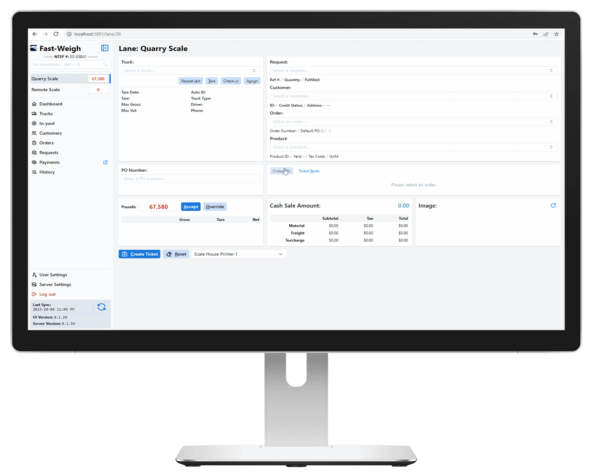 Fast-Weigh | Cloud Software for Bulk Material Sales
