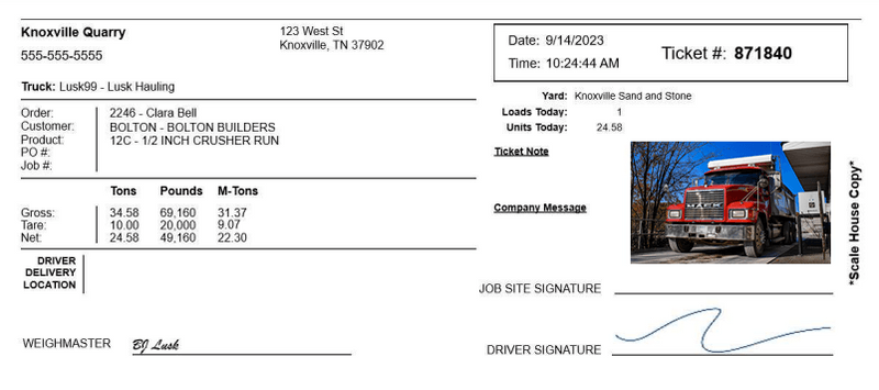 Desktop Scale Ticketing | Fast-Weigh