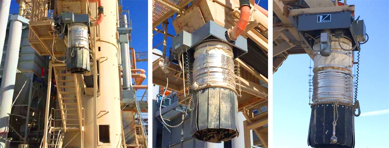 Loading Spout Handling Shale & Clay | Vortex