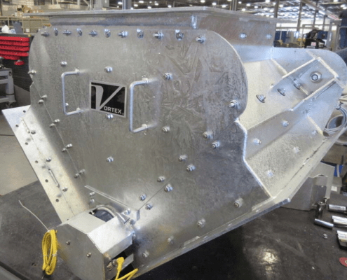 Titan Lined Diverter Handling Sinter Dust | Vortex