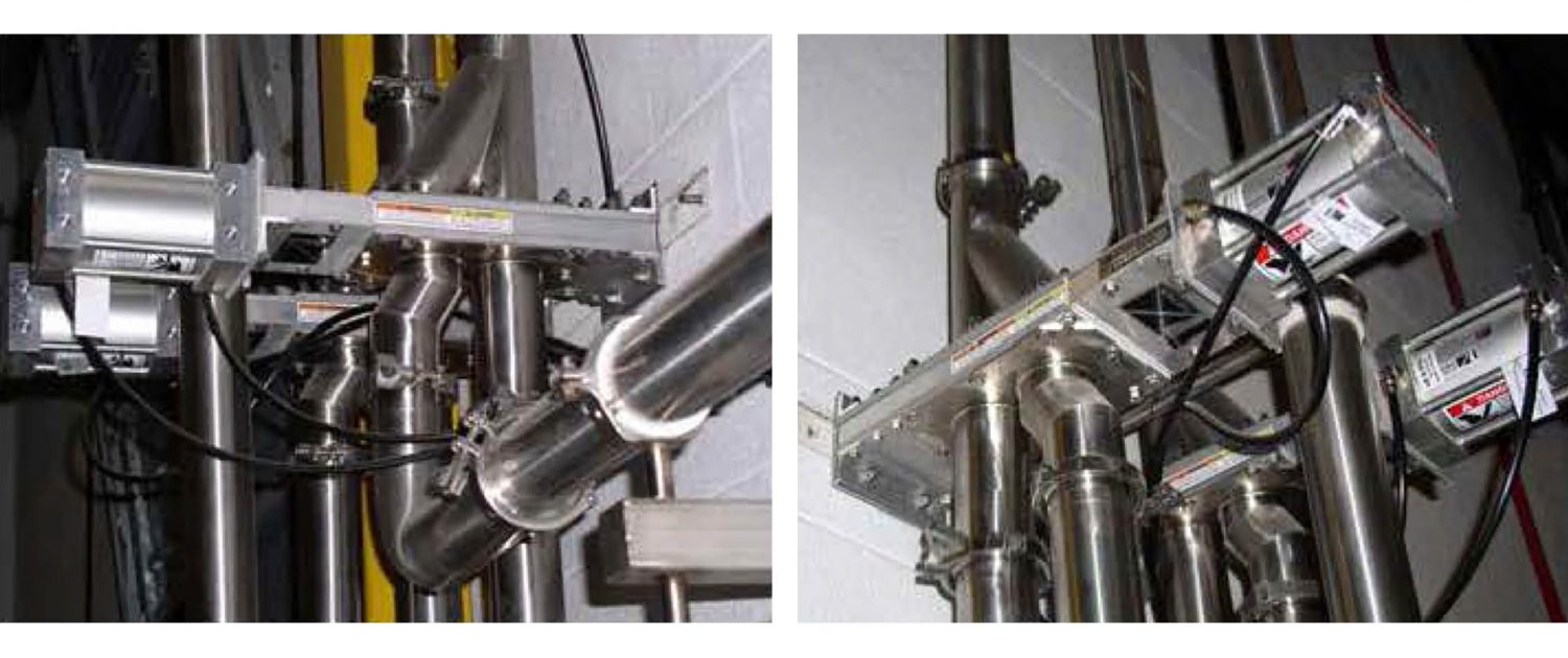 Wye Line Diverter Handling Rice | Vortex