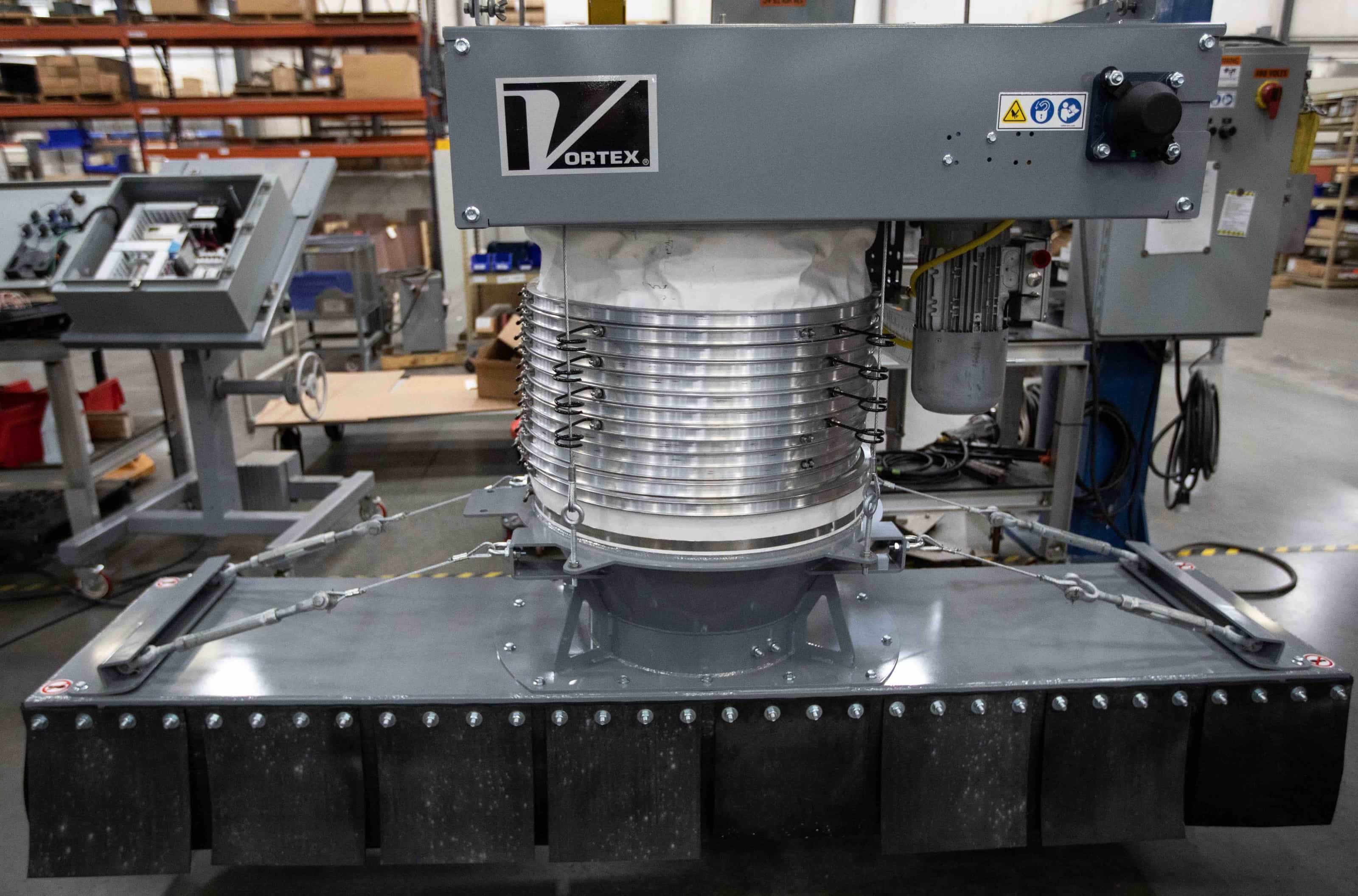 Dust Control When Loading Railcars Containing Hatches | Vortex