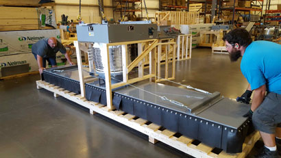 Dust Control When Loading Railcars Containing Hatches | Vortex