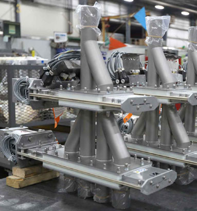 Four-Way Wye Line Diverters to Handle Protein Pulver | Vortex