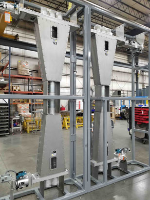 Multiport Flex Tube Diverter to Handle Flour | Vortex