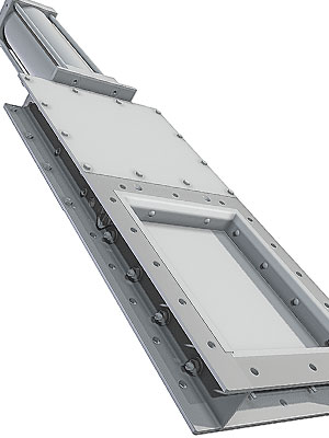 Gravity Slide Gate and Diverting Options | Vortex