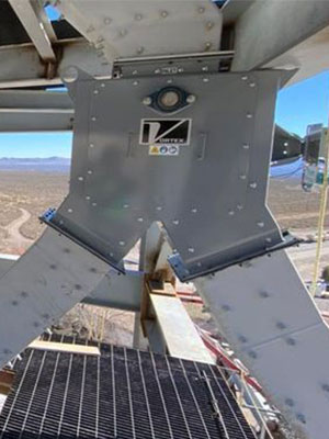 Vortex Pivoting Chute Diverter Handling Limestone in Mexico | Vortex