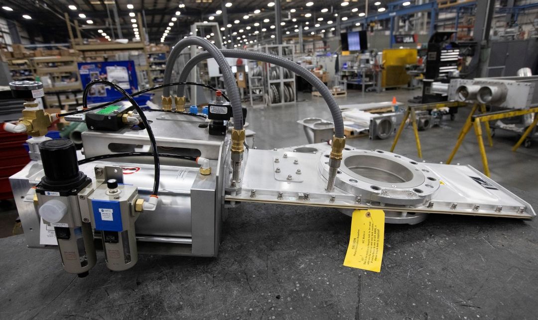 ATEX rated Quantum Orifice Gate Handling Cellulose | Vortex