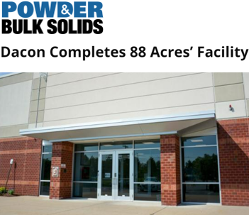 Insight | Dacon Completes 88 Acres' Facility | Dacon Corporation